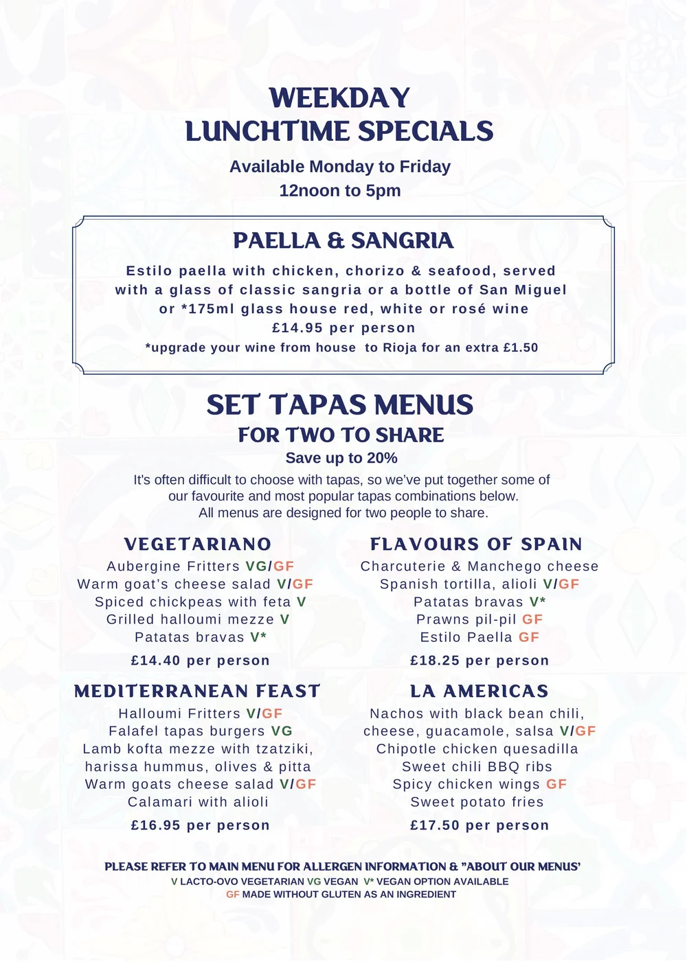 Menus — Bar Estilo Birmingham