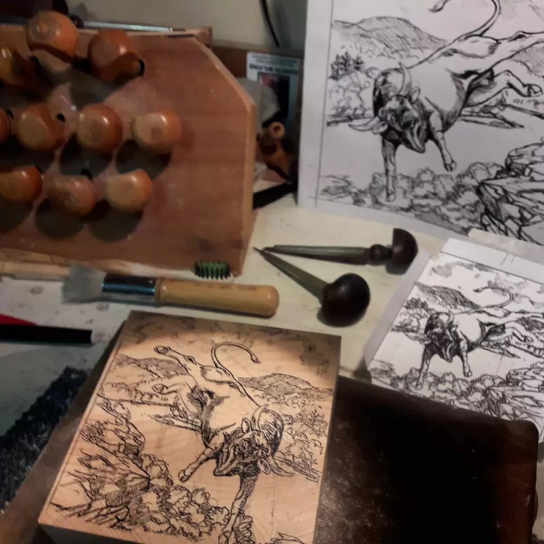 Wesley Bates - Wood Engraver, Artist & Printmaker