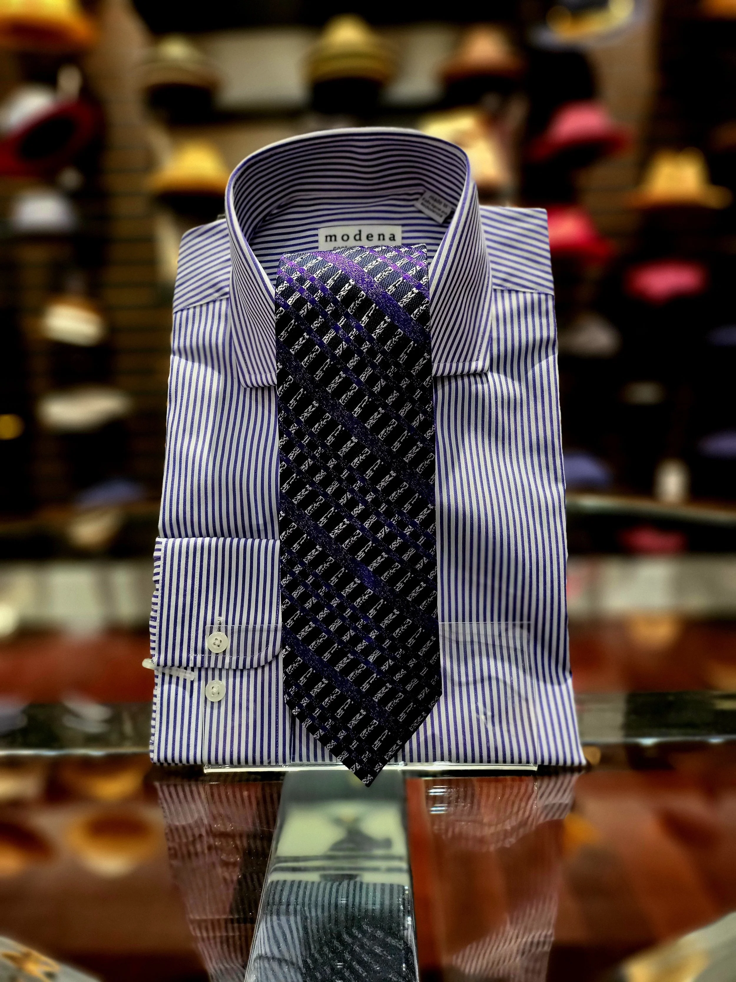 JL Michael’s Modena Sky Blue Shirt — JL Michael's Custom Clothiers