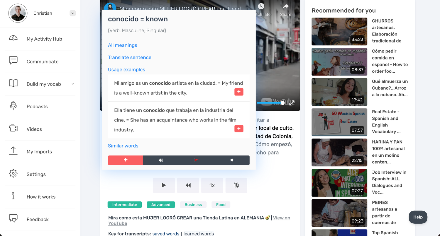 The most impressive AI tutor for language learning — Lingtuitive