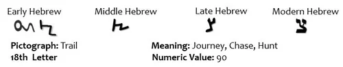 Hebrew Letter Tsade — Resting on His Word