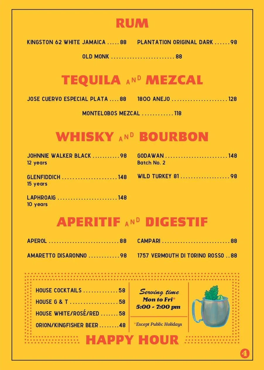 Menus — Bengal Brothers