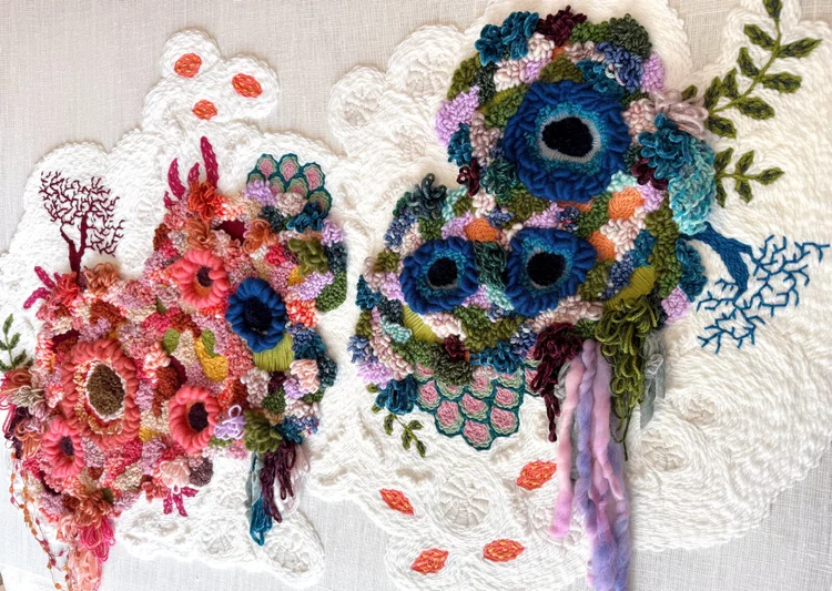 Textile Tales of the Reef - Reef Garden 1 — Pi Williams