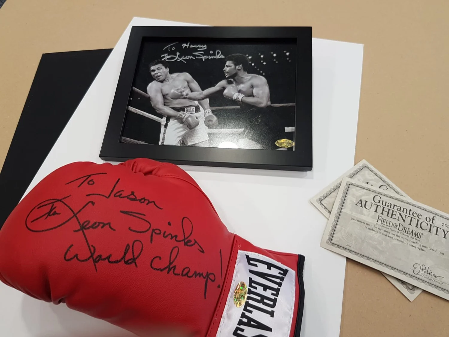 Sports memorabilia framing — The Bespoke Framer