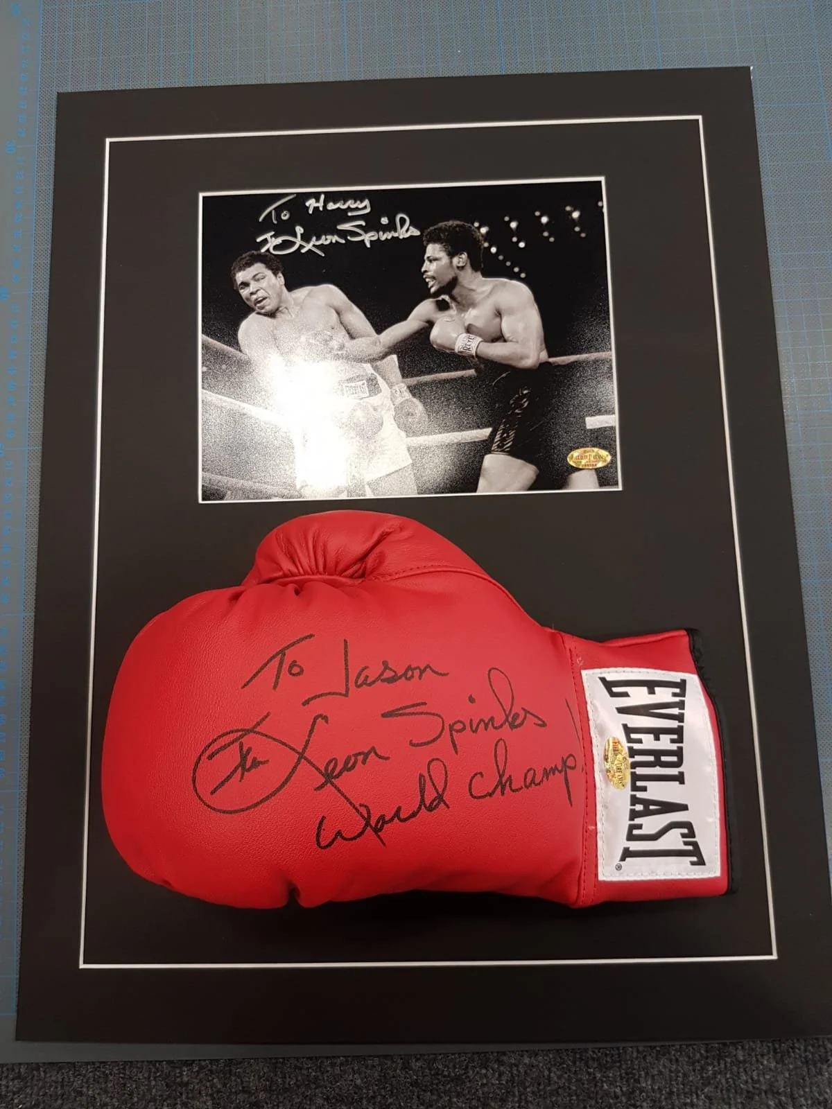Sports memorabilia framing — The Bespoke Framer
