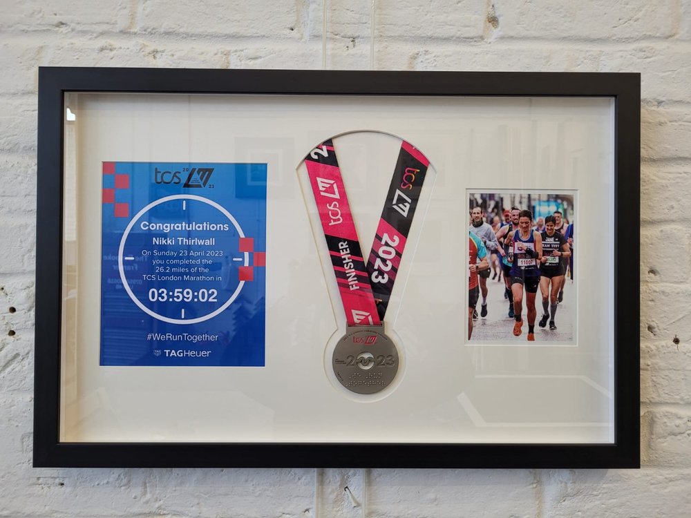 Sports Medal framing — The Bespoke Framer