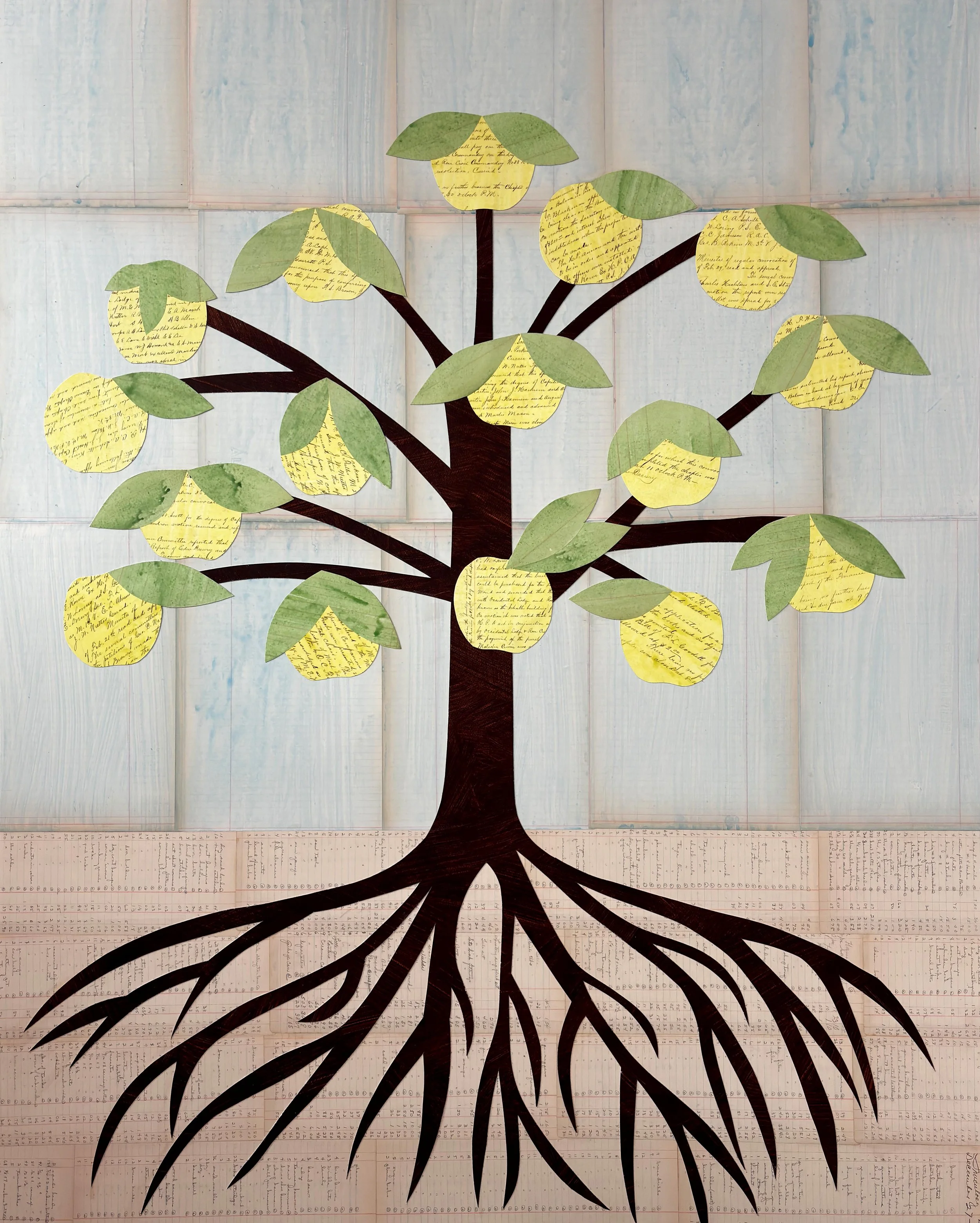 Strong Roots : By Emily Krill — Contemporary Collage Magazine