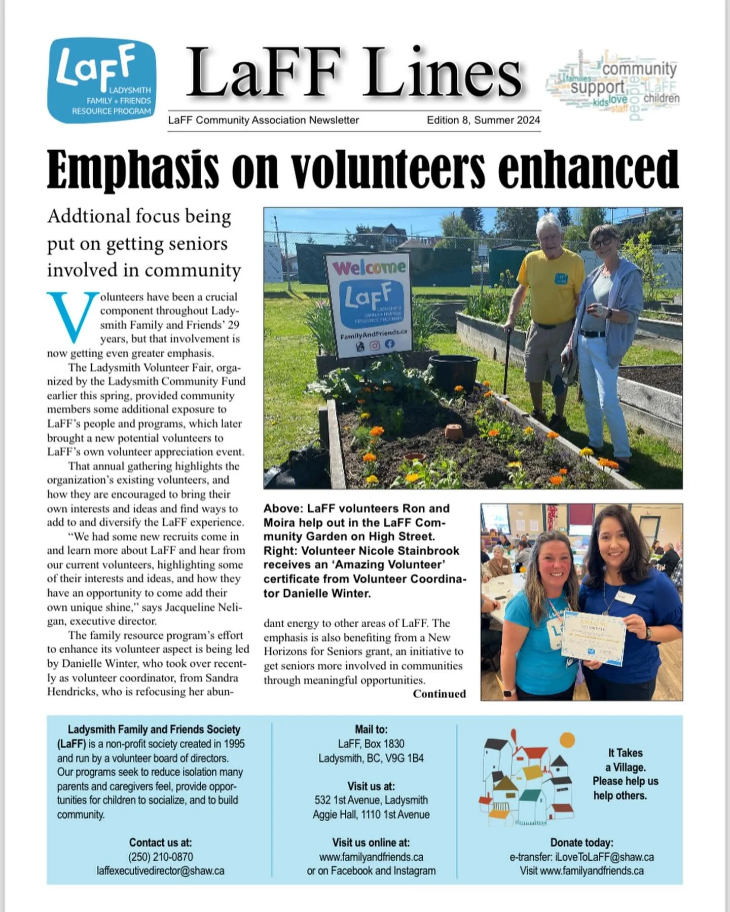 Services 2 — Ladysmith Family and Friends