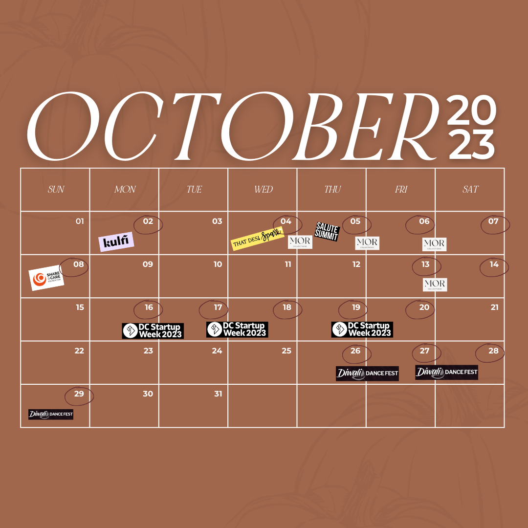 Kahani’s October Calendar! - Kahani Digital Marketing