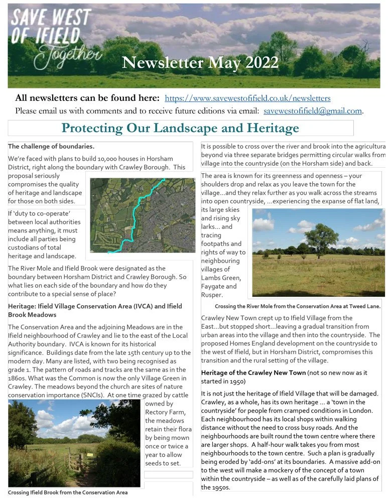 Save West of Ifield — Save West of Ifield