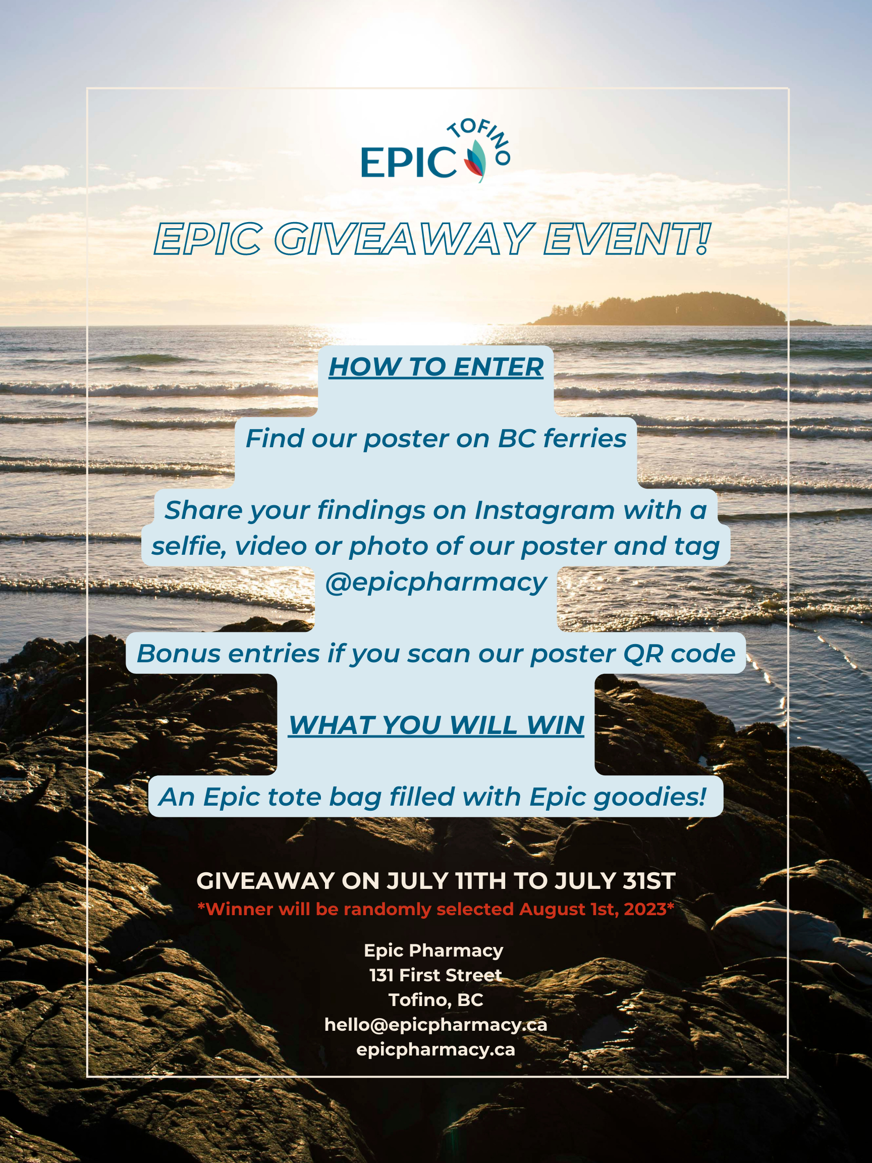 Want to enter the Epic Swag Bag Giveaway? — Epic Pharmacy