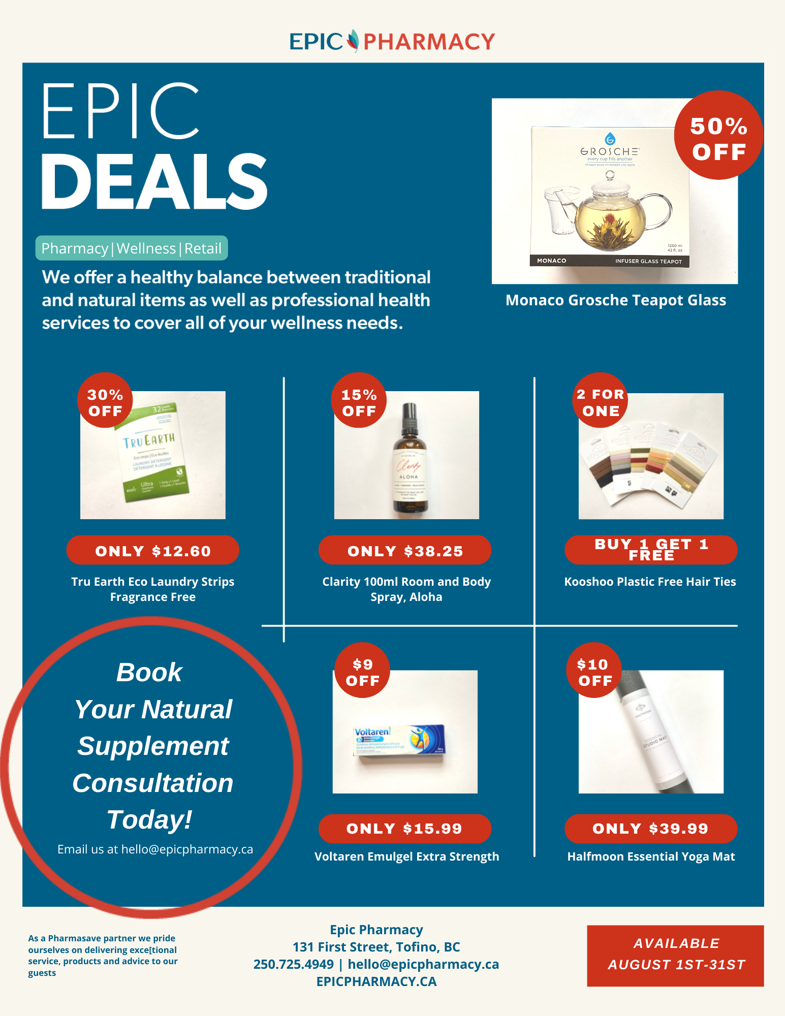 Shop the August Epic Digital Flyer — Epic Pharmacy