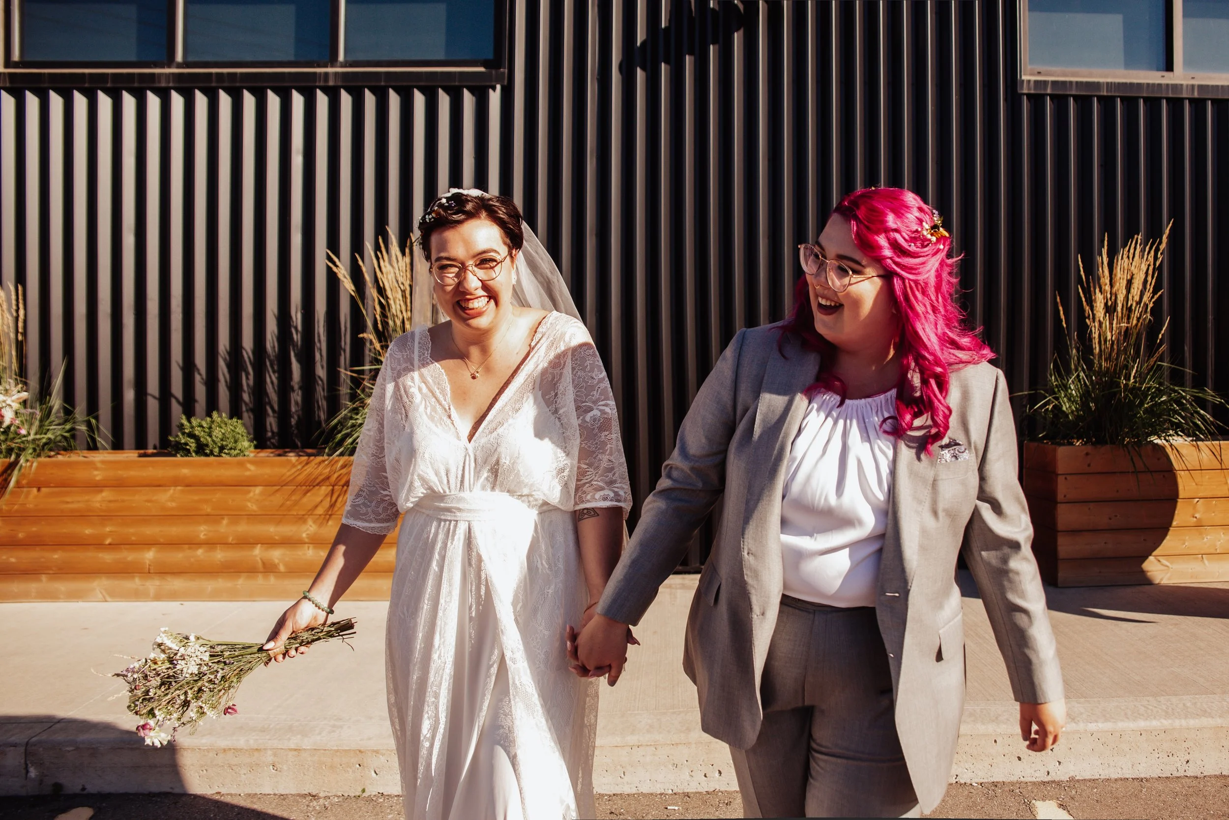 Kayla and Chelsea's Storehouse 408 Wedding Nova Scotia Branding and ...