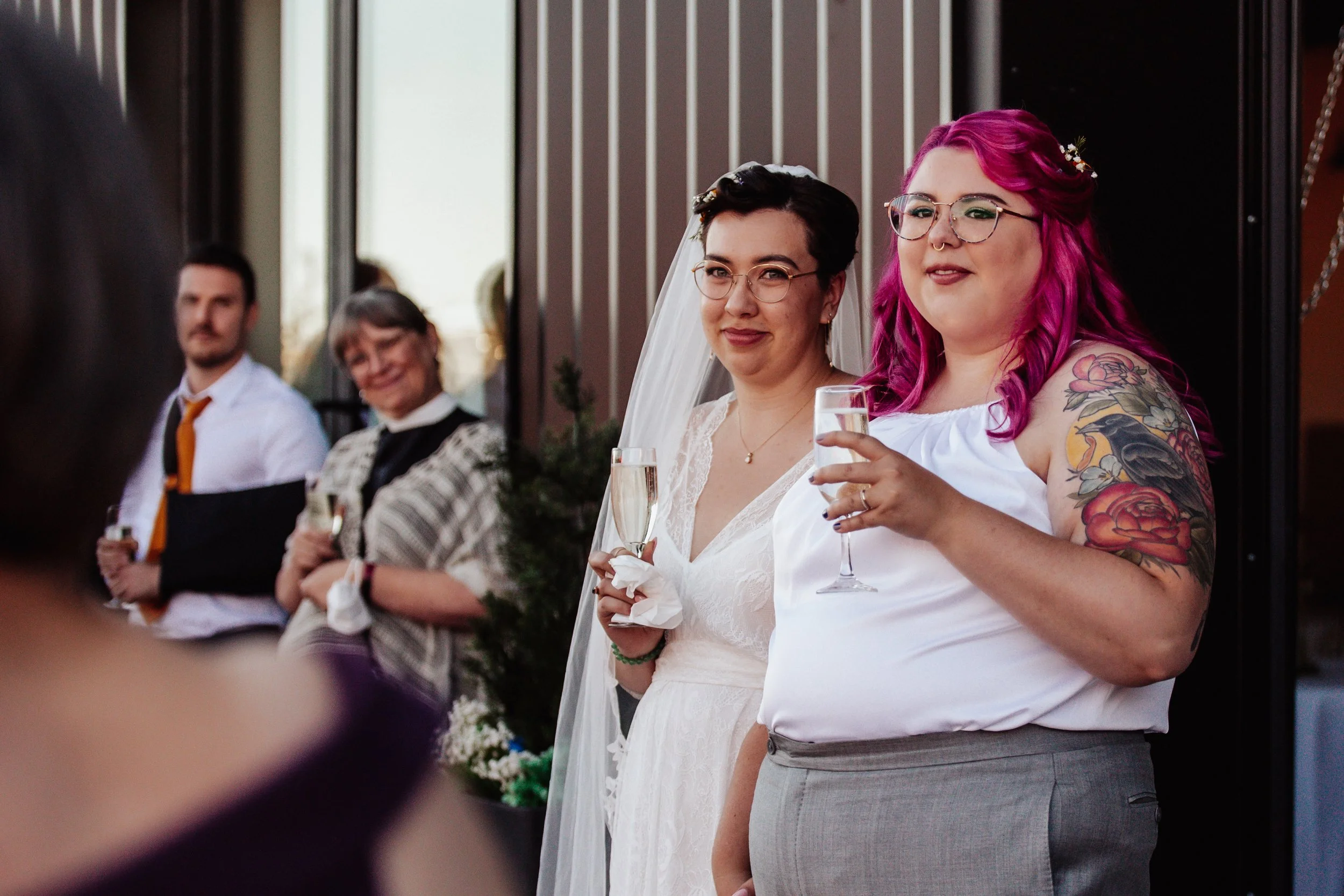 Kayla and Chelsea's Storehouse 408 Wedding Nova Scotia Branding and ...