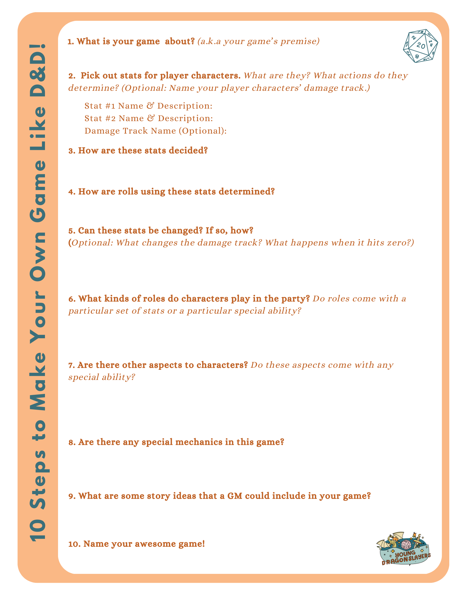 10 Steps to Make Your Own Game Like D&D (With a Printable Guide!)