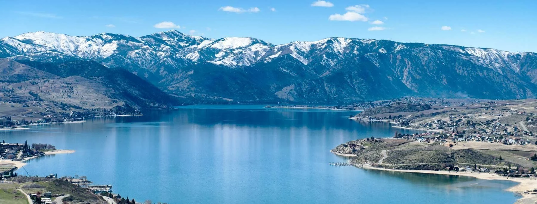 White Farmhouse at The Lookout on Lake Chelan — Blu Water Homes