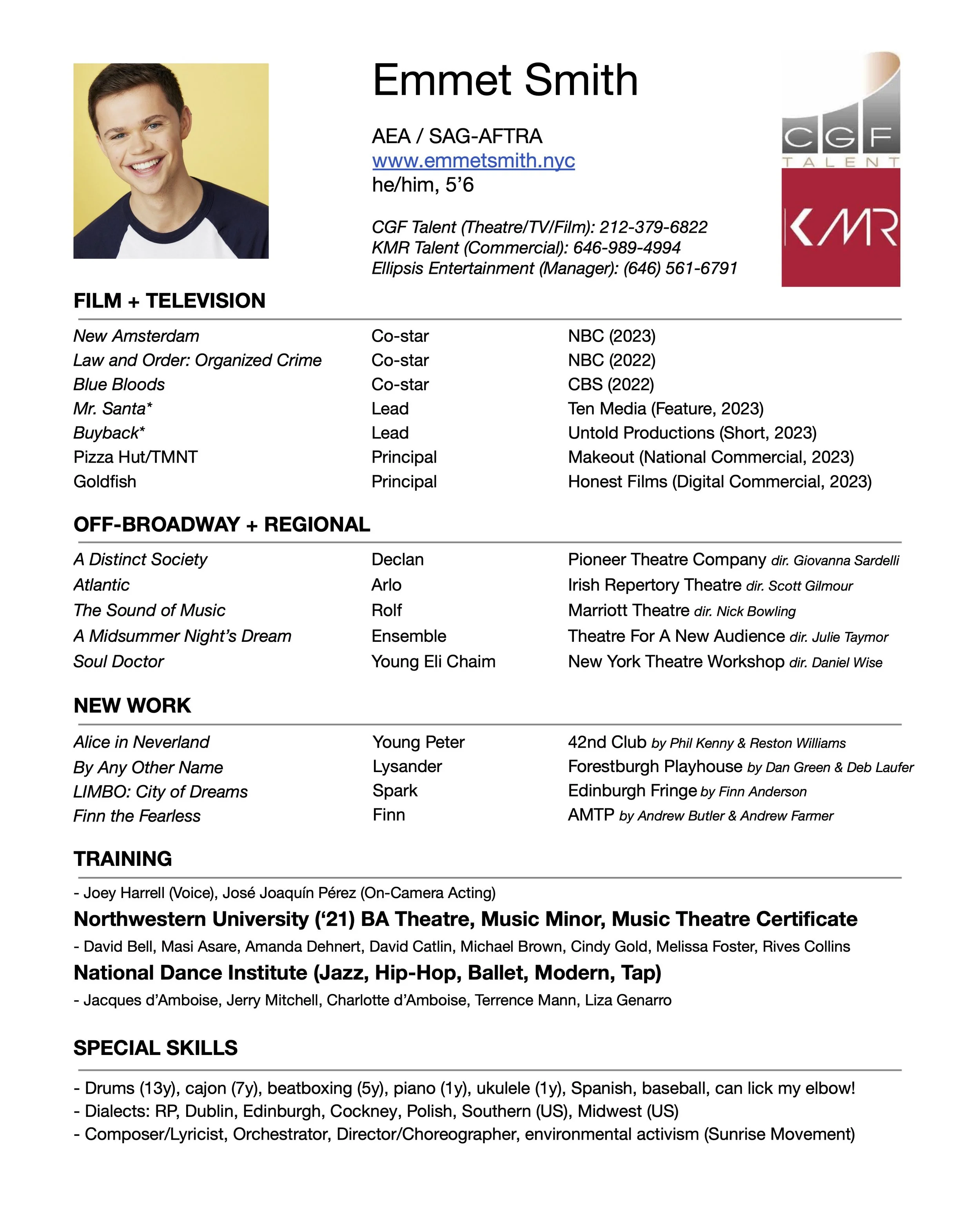 Actor — Emmet Smith