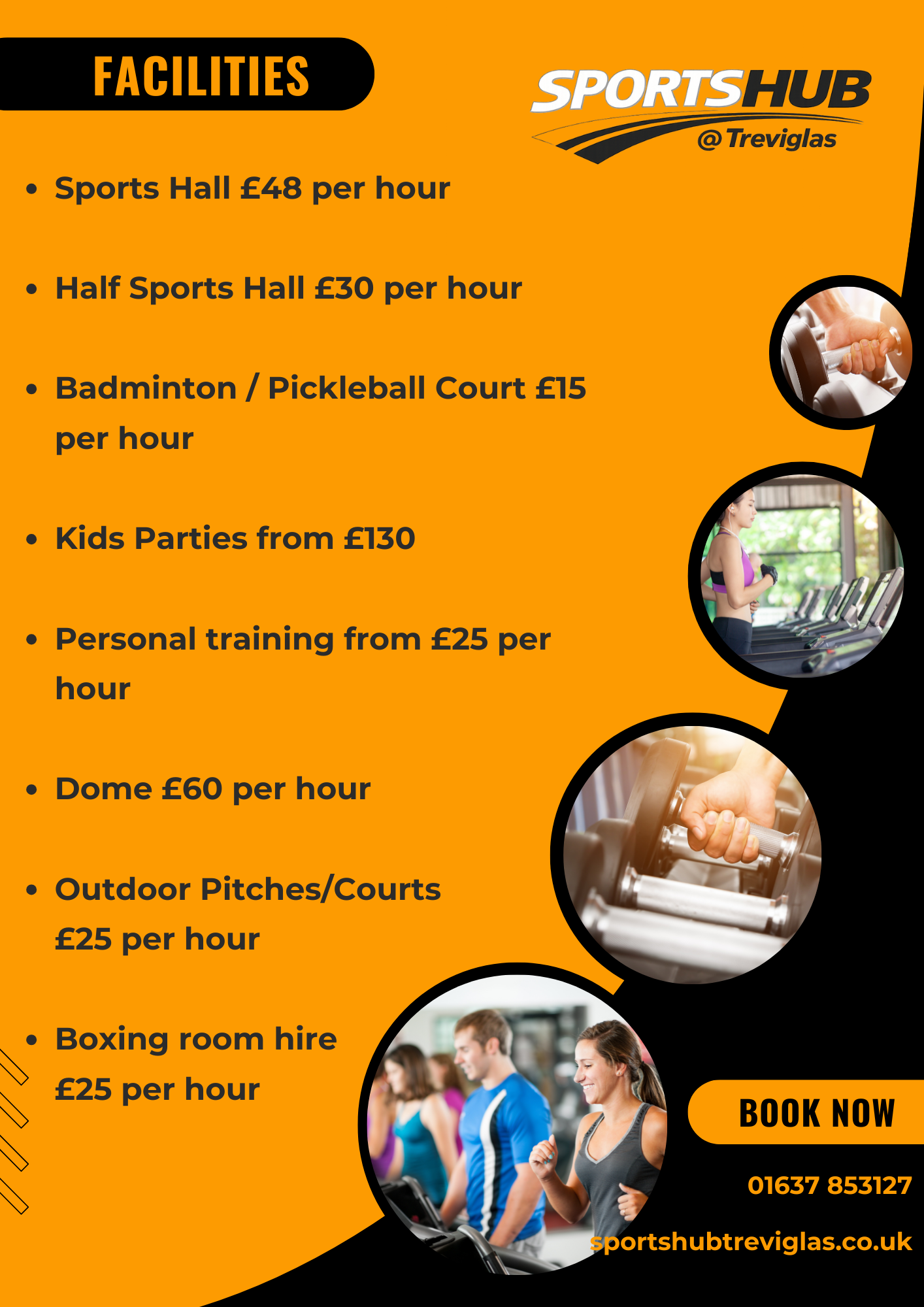 Facility prices — Sportshub@treviglas