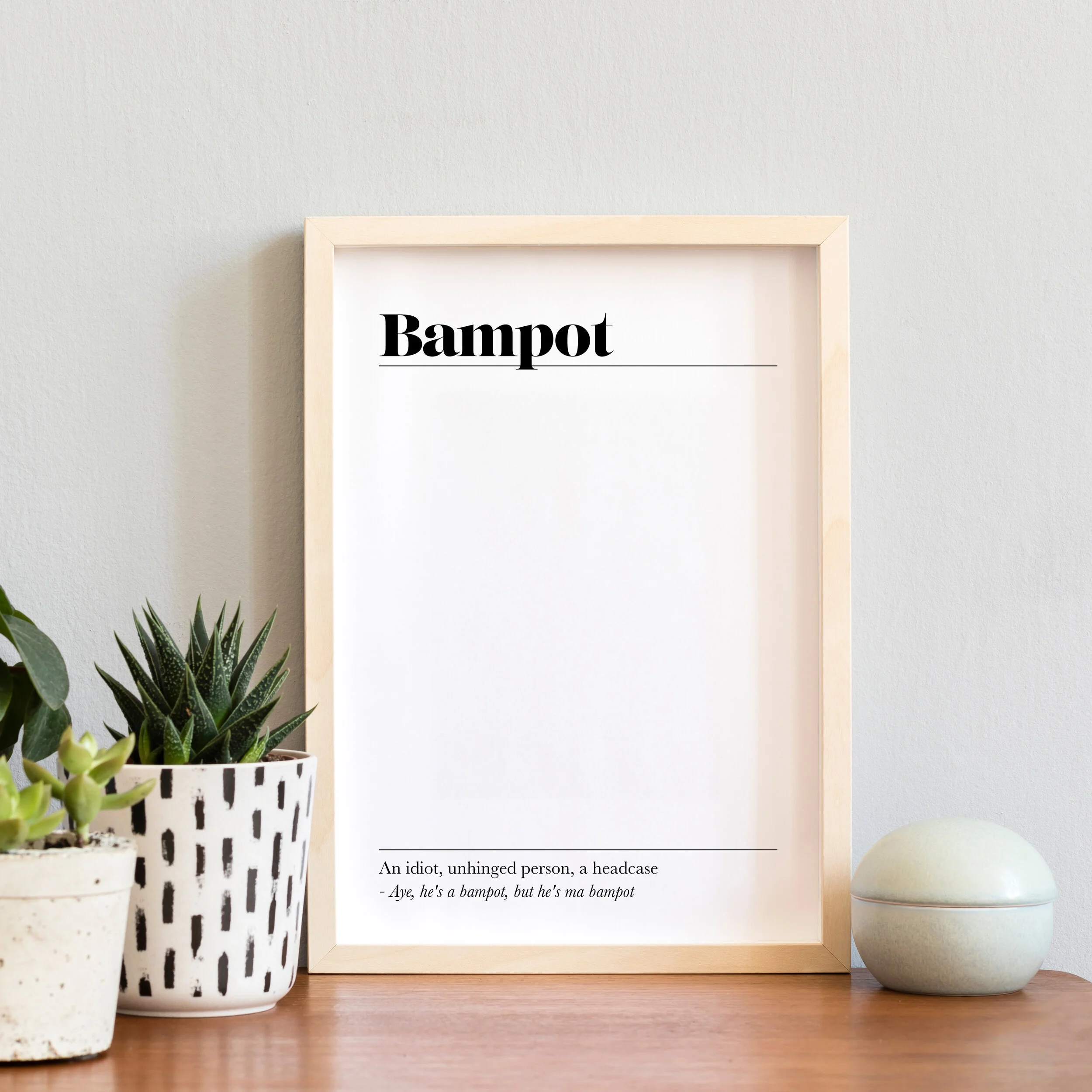 Pish - funny Scottish art prints by Hause & Havers — Hause&Havers