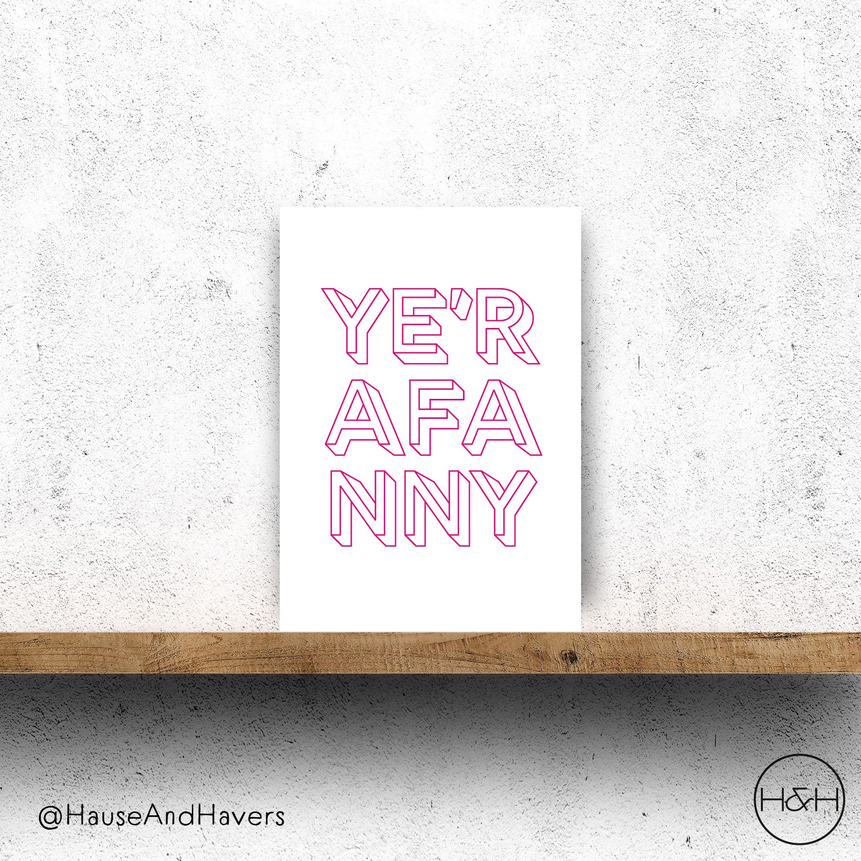 The perfect birthday greeting card for yer favourite wee dafty - from ...