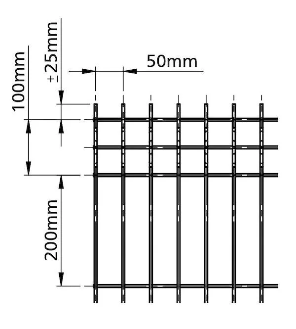 Single wire fence panels - Alfafence Hungary