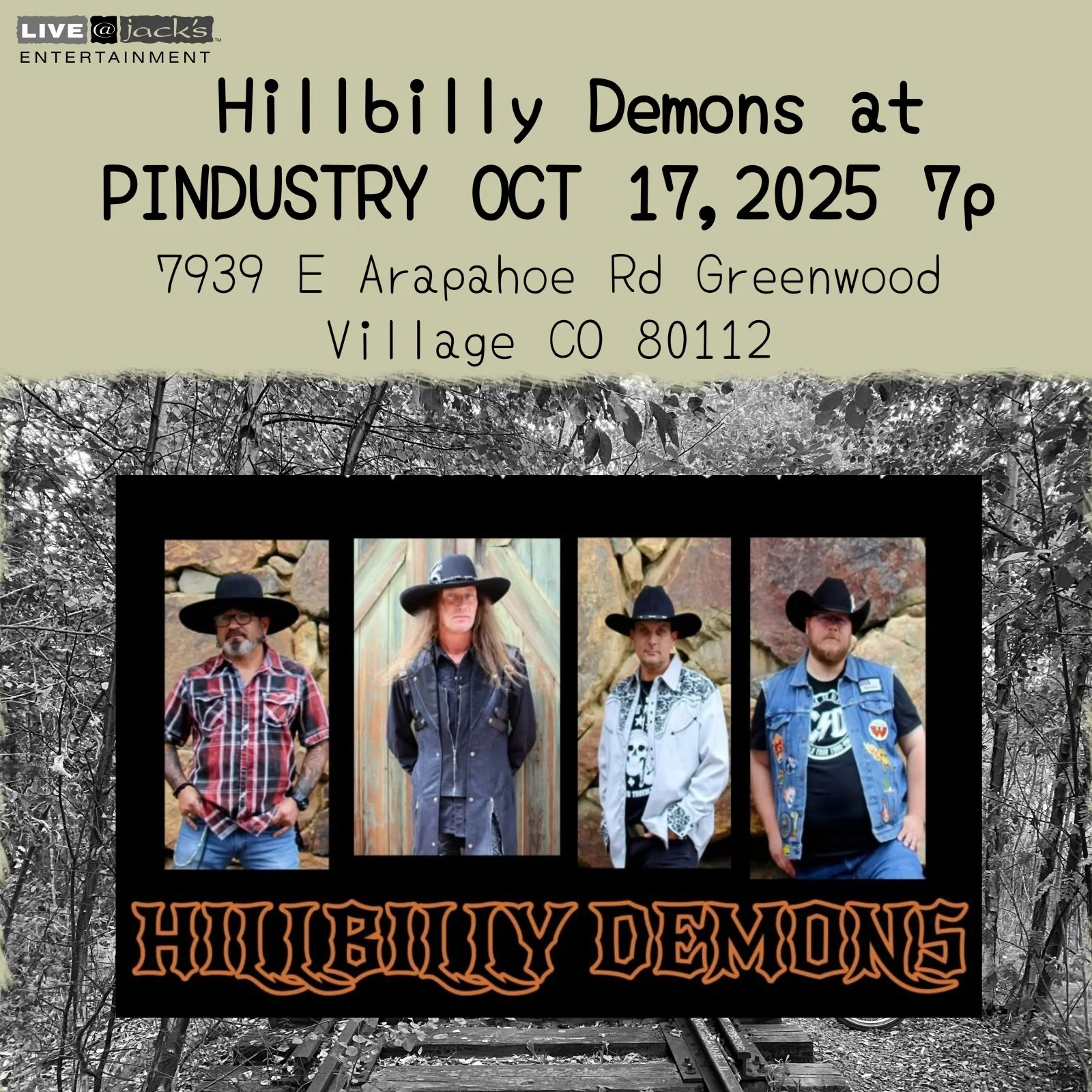 Hillbilly Demons at Pindustry — Live @ Jack's Entertainment