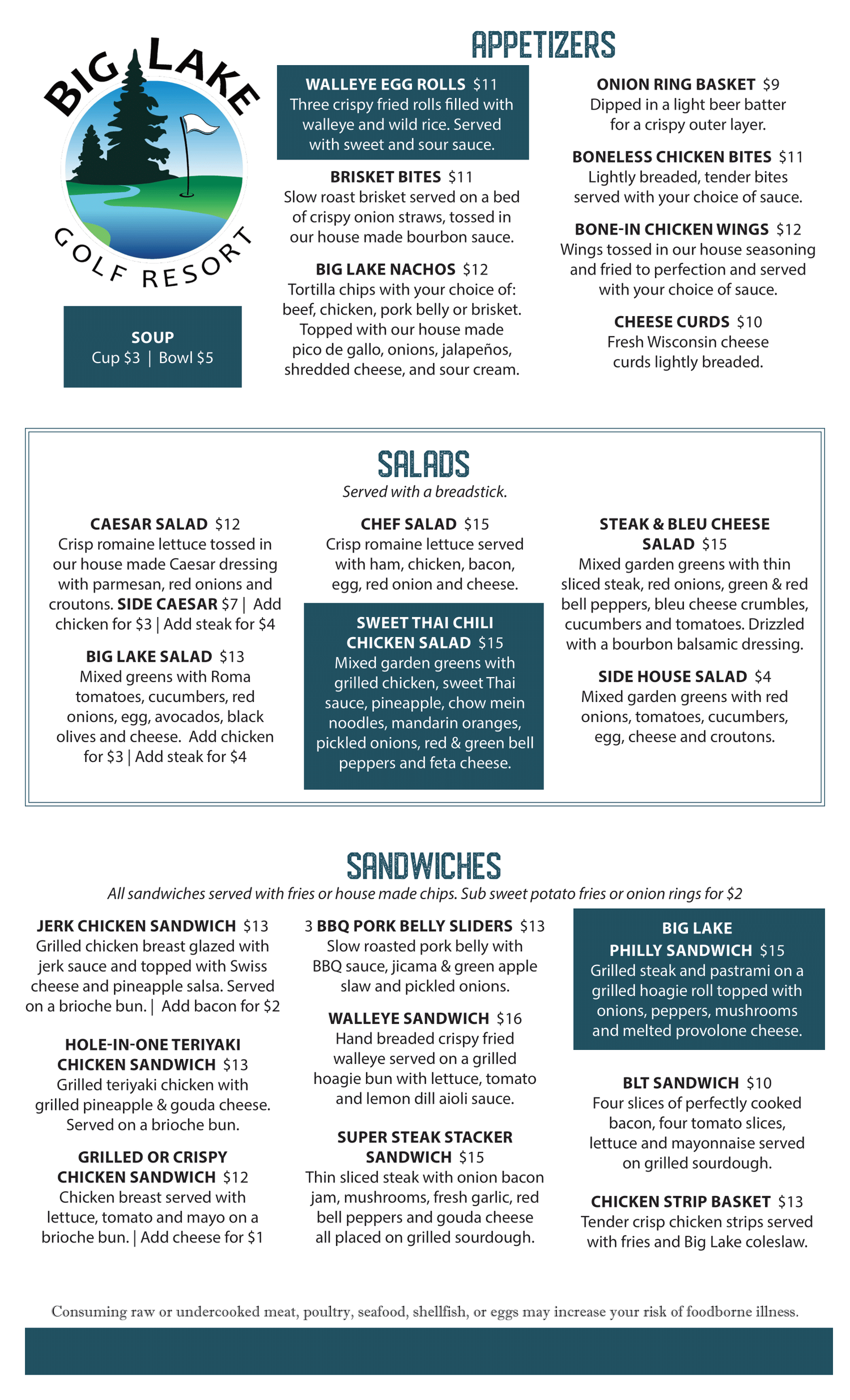 Dining — Big Lake Golf Resort