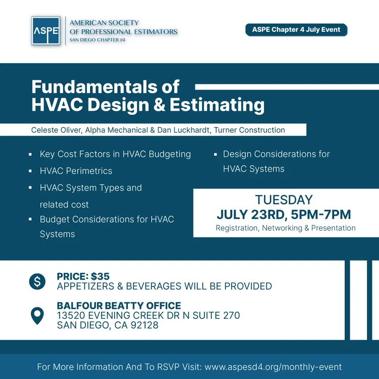 MONTHLY EVENT — ASPE CHAPTER 4