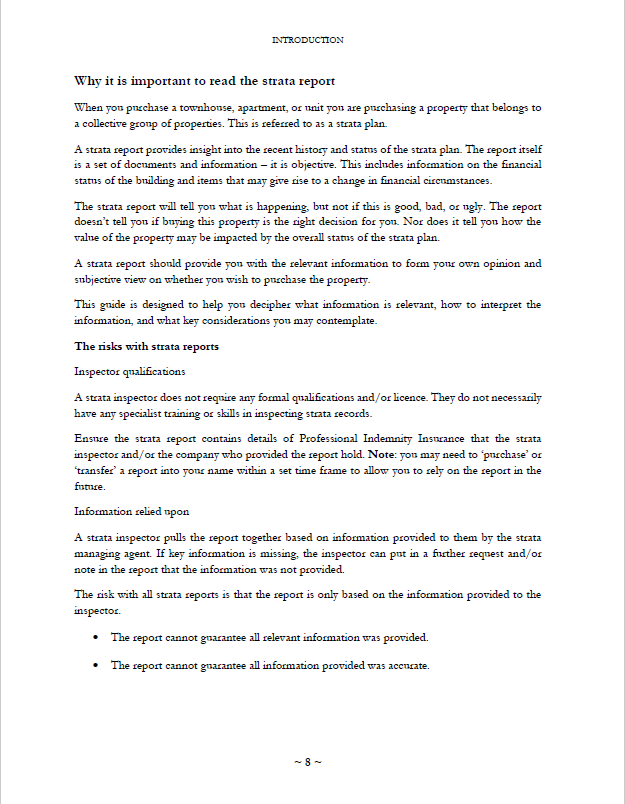 What to look for in a strata report — Purchase with Penny