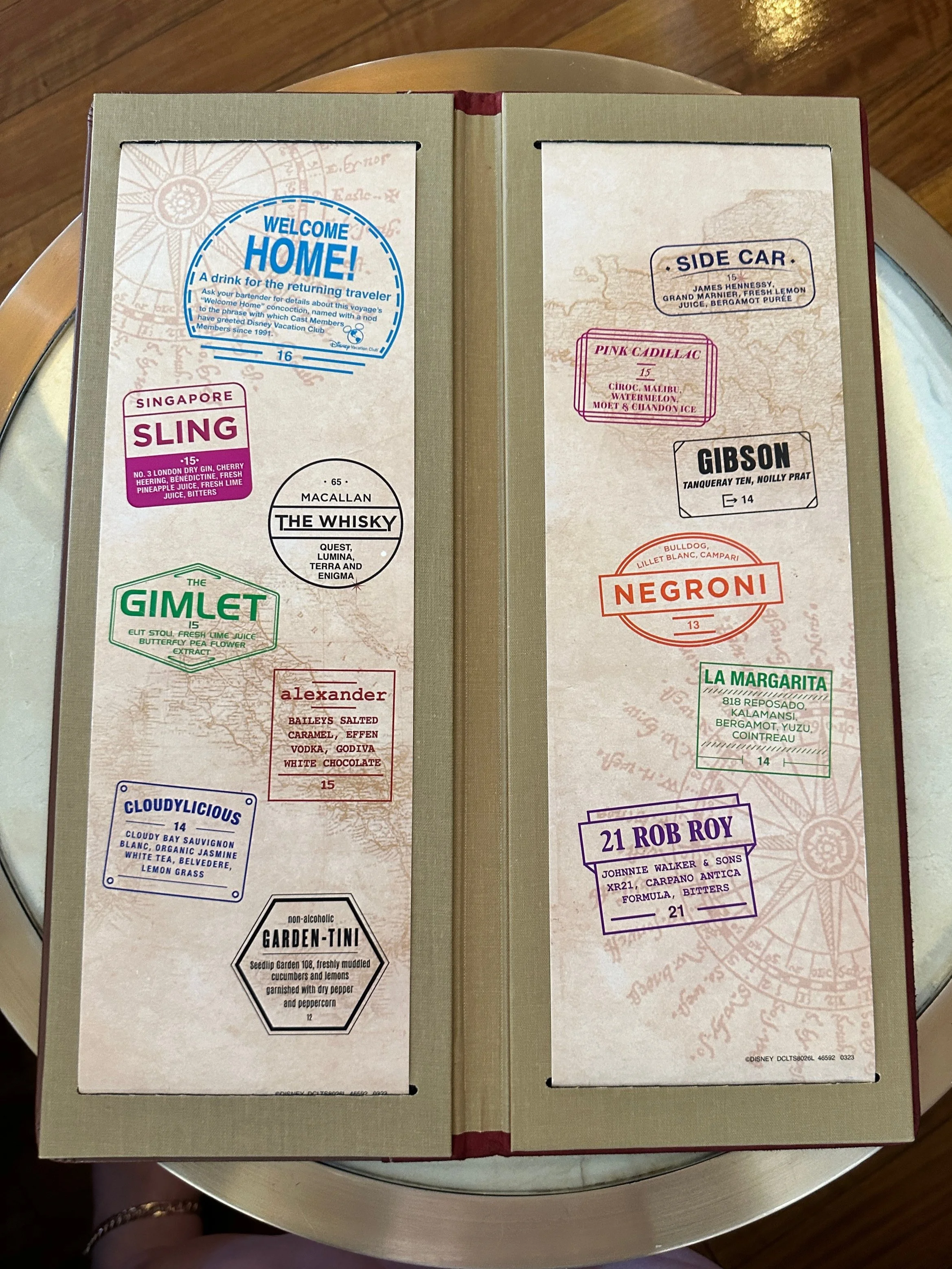 Disney Cruise Line Zero Proof Mocktail Menu Guide | DCL Non-Alcoholic ...