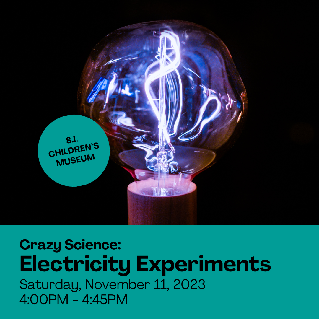 Crazy Science: Electricity Experiments @ S.I. Children's Museum ...