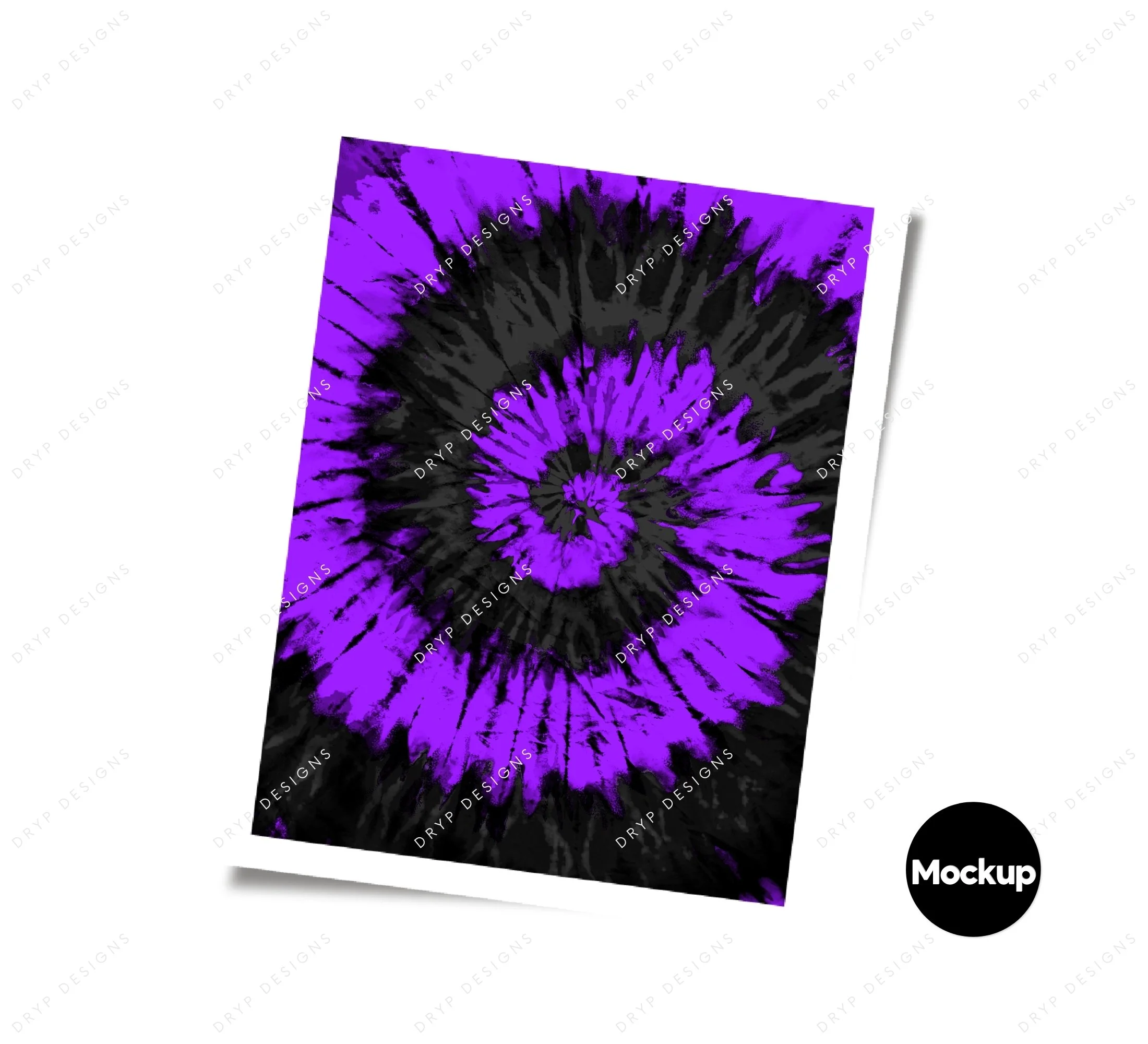 Purple + White Tiedye Digital Paper — drypdesigns