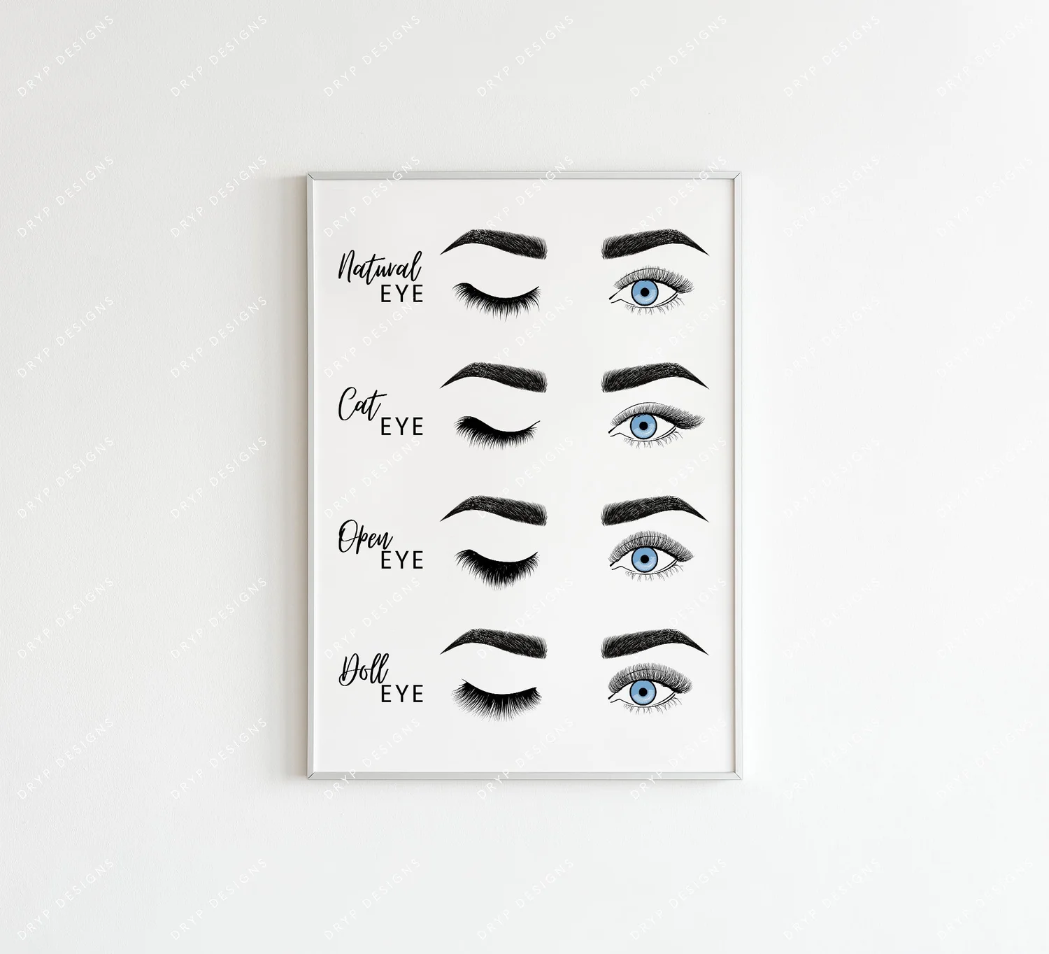 Brow Shapes Style Chart — drypdesigns