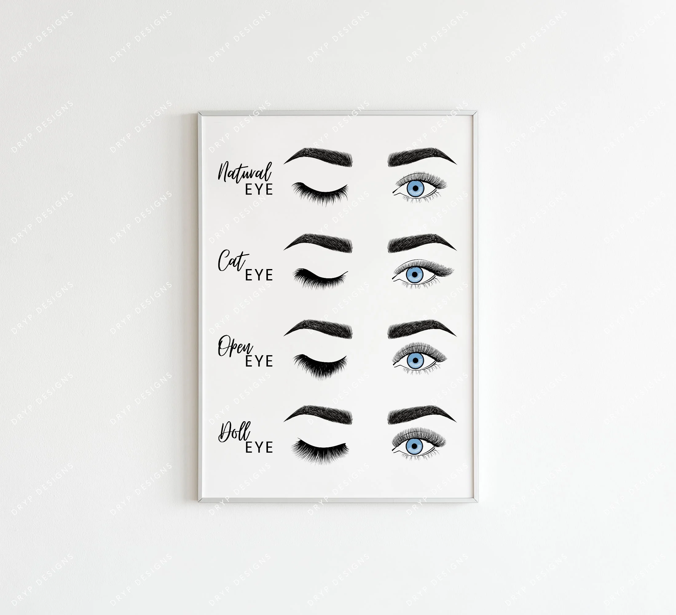 Brow Shapes Style Chart — drypdesigns
