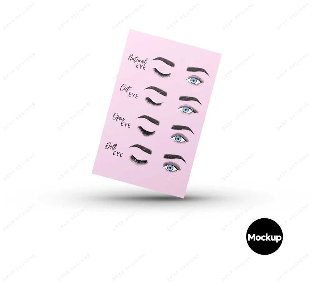 Full Cat Eye Lashes SVG + PNG Illustration — drypdesigns