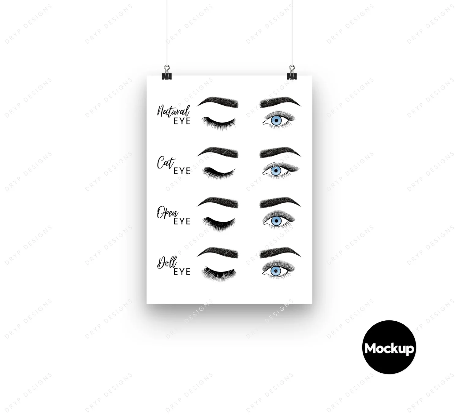 Brow Shapes Style Chart — drypdesigns
