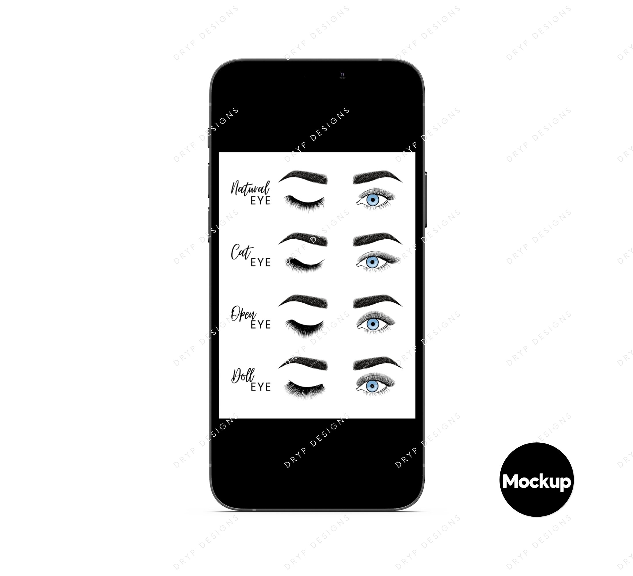 Brow Shapes Style Chart — drypdesigns