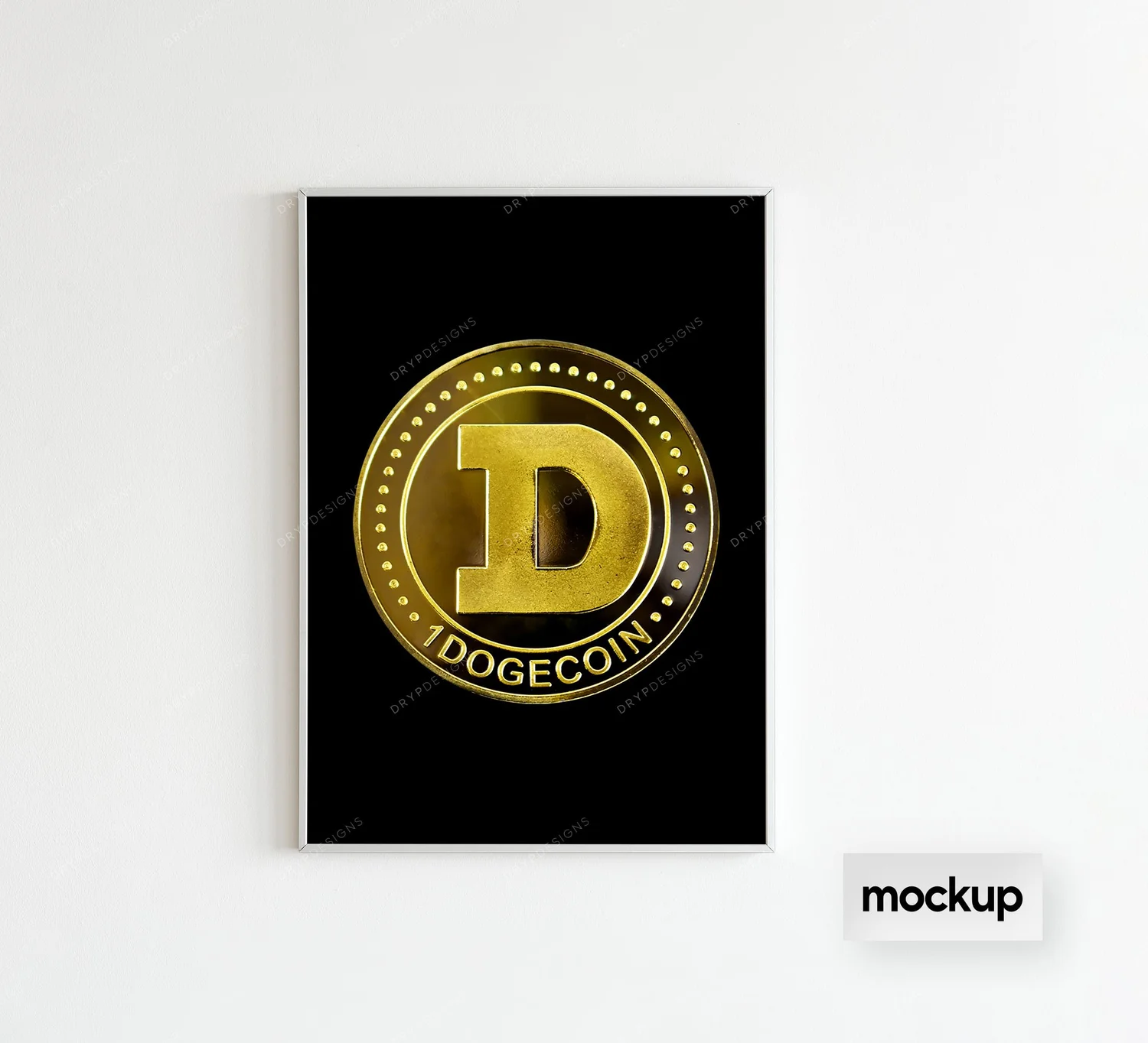 Falling Gold Bitcoin Overlay PNG — drypdesigns