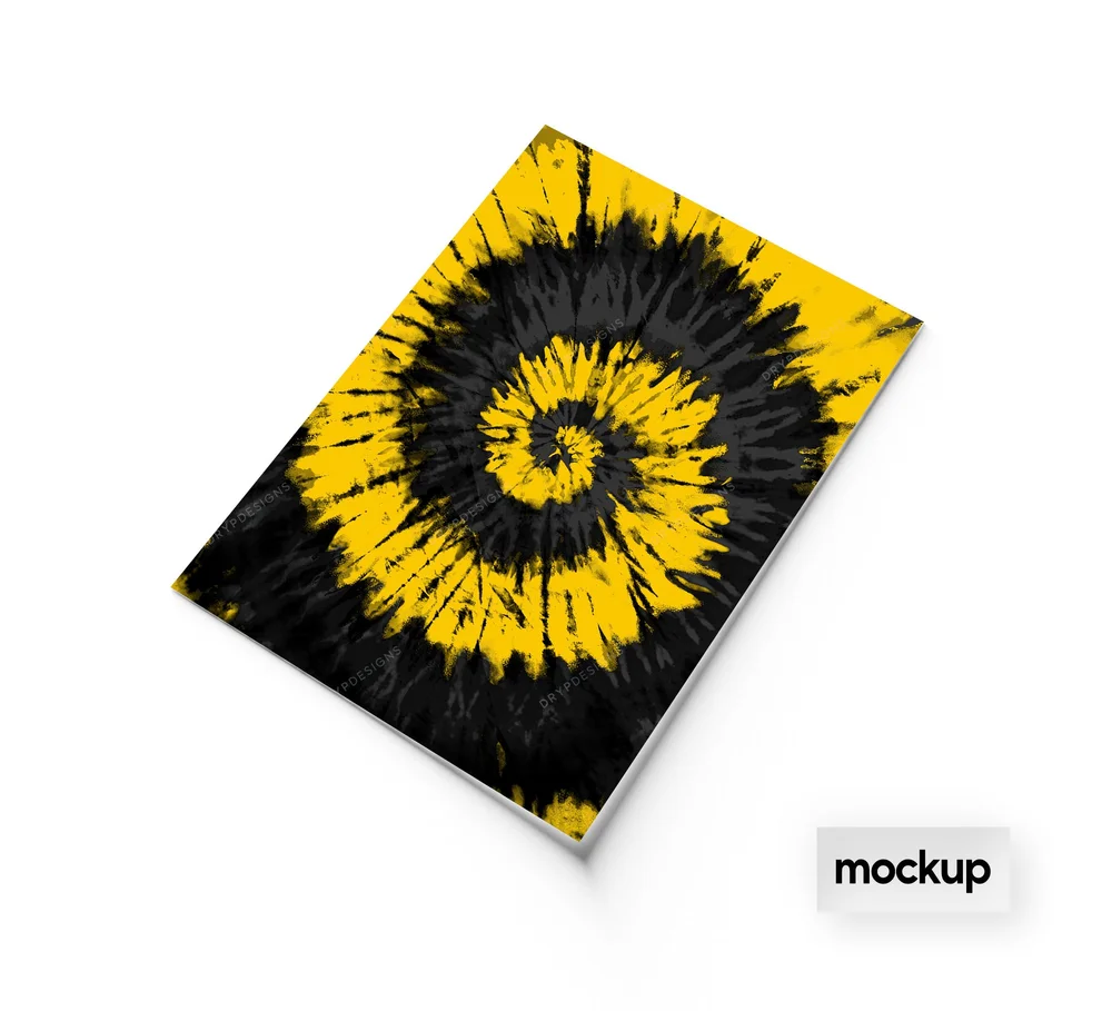 Black + Orange Halloween Tie-Dye Background Digital Paper — drypdesigns