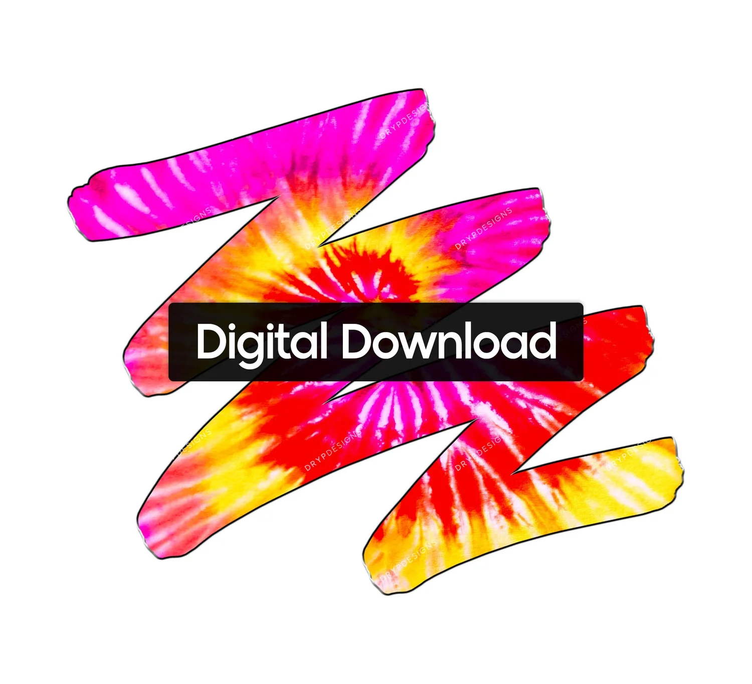 Rainbow Tiedye Digital Paper Background — drypdesigns