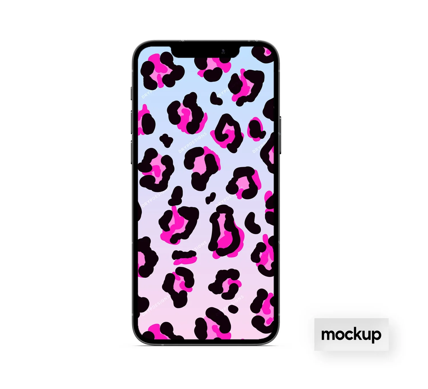Realistic Pink Leopard Print Seamless Background — drypdesigns
