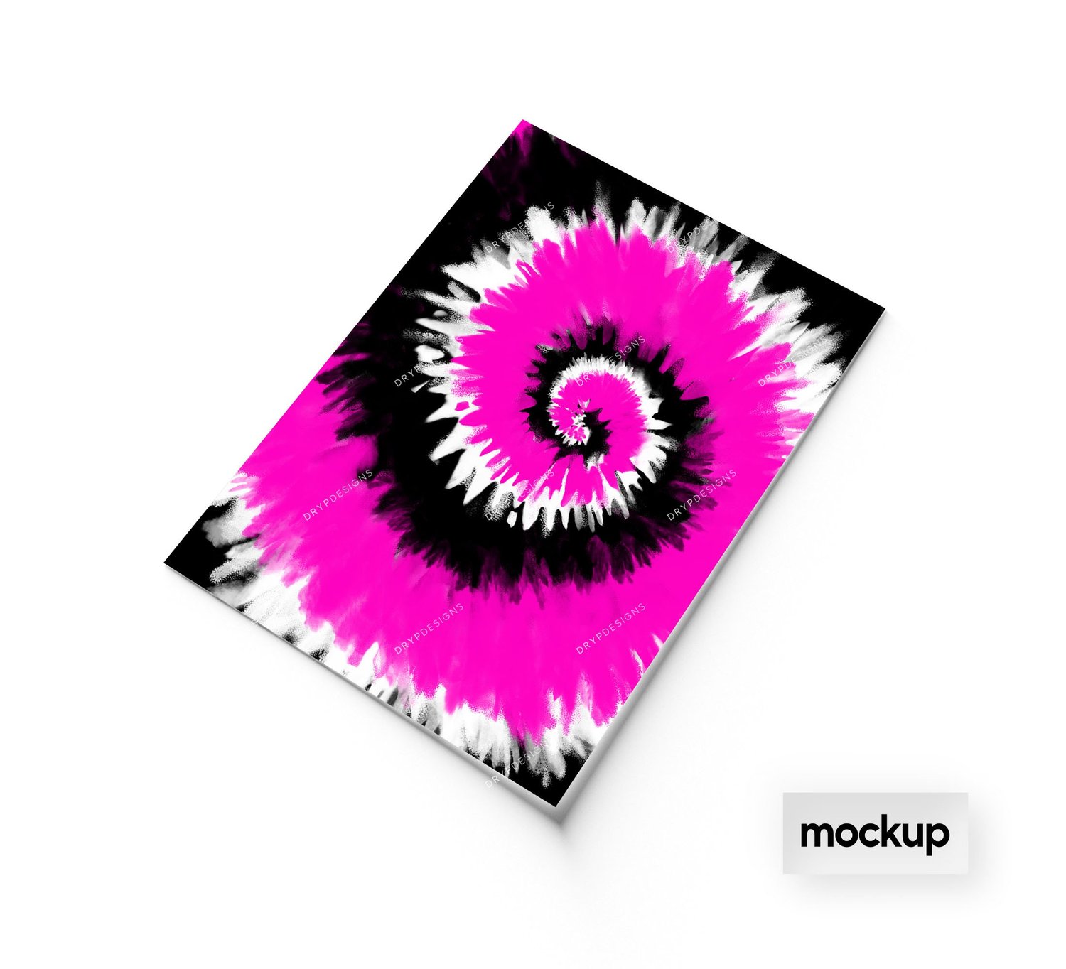 Black White + Blue Tiedye Swirl Digital Paper — drypdesigns