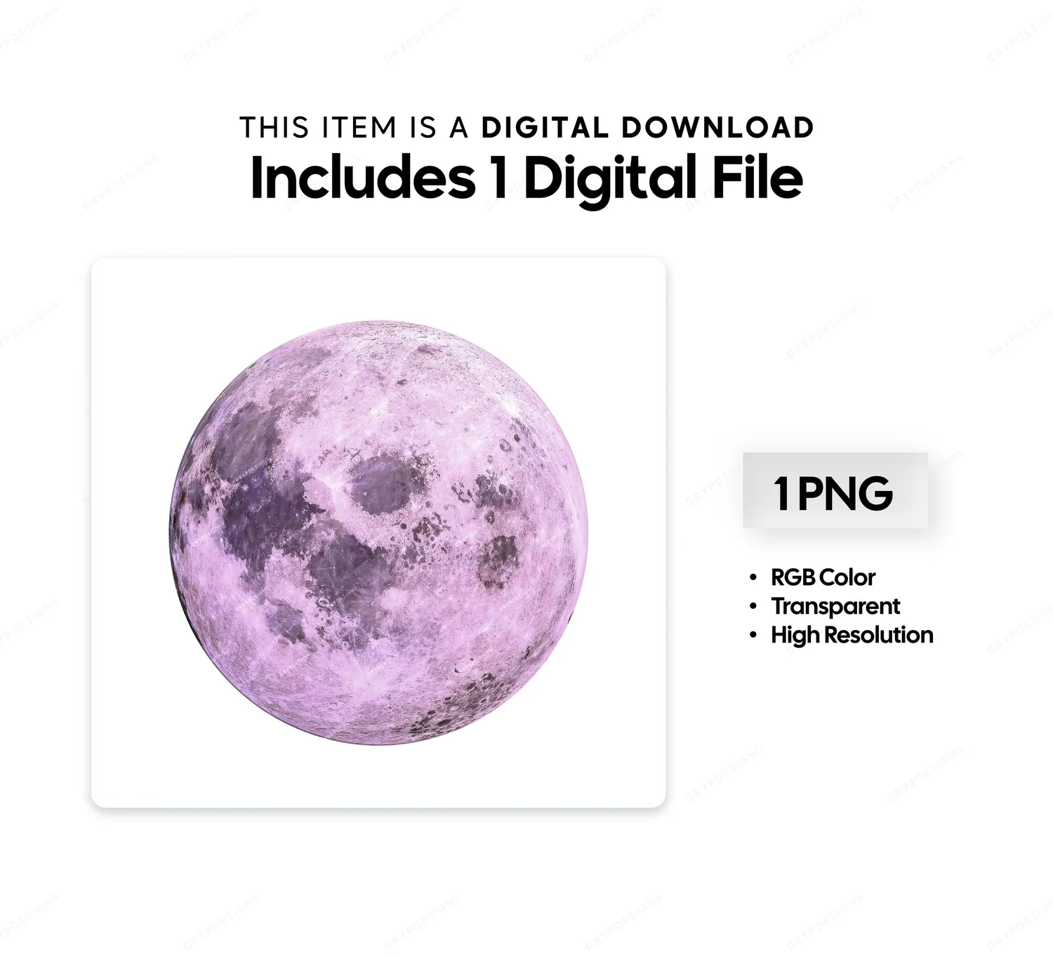 Moon Transparent Background