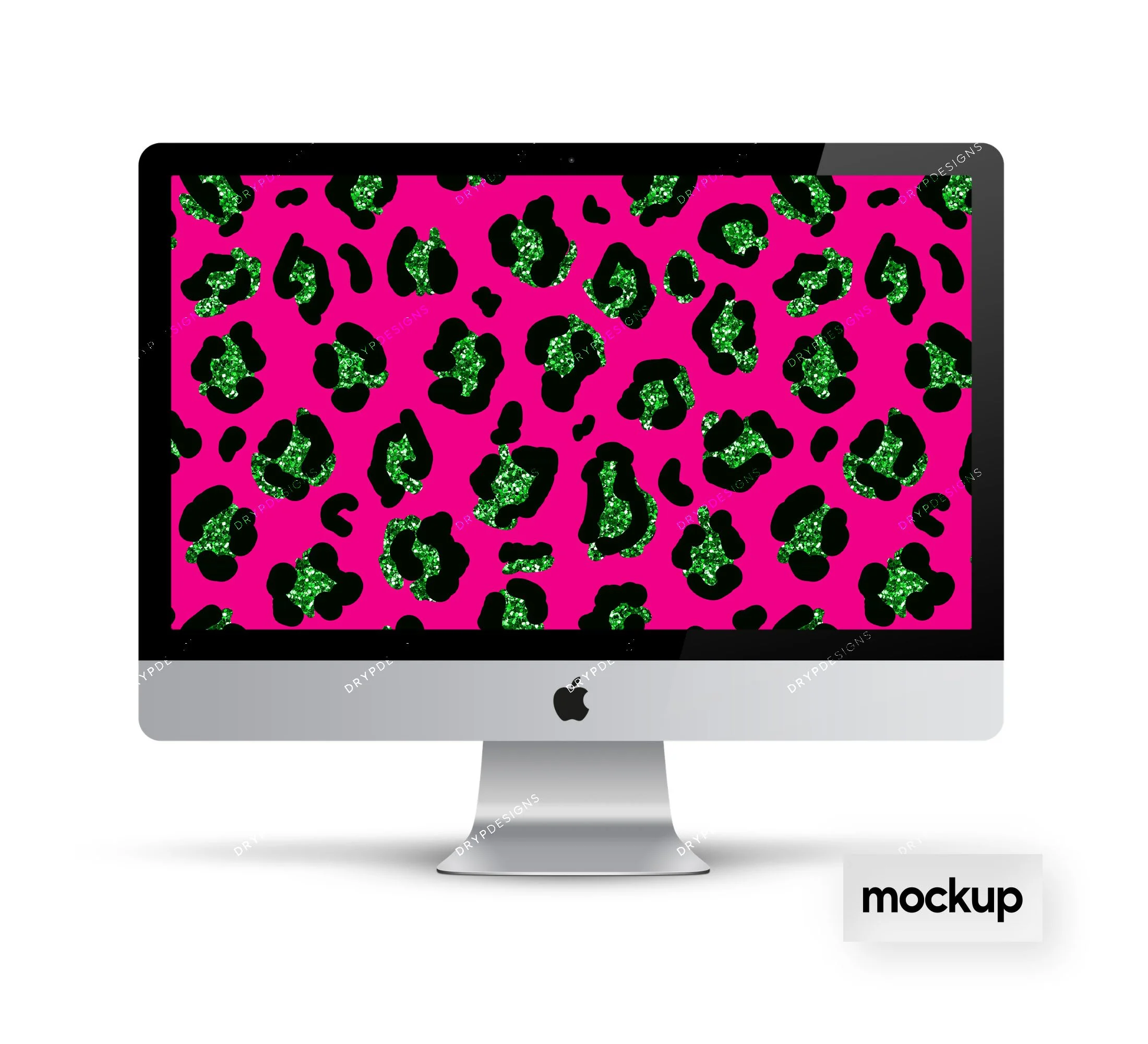 Realistic Pink Leopard Print Seamless Background — drypdesigns