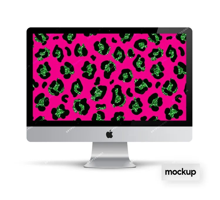 Realistic Pink Leopard Print Seamless Background — drypdesigns