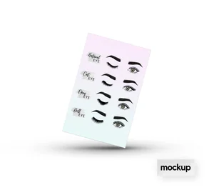 Eyebrow Color Chart Digital Art Print — drypdesigns