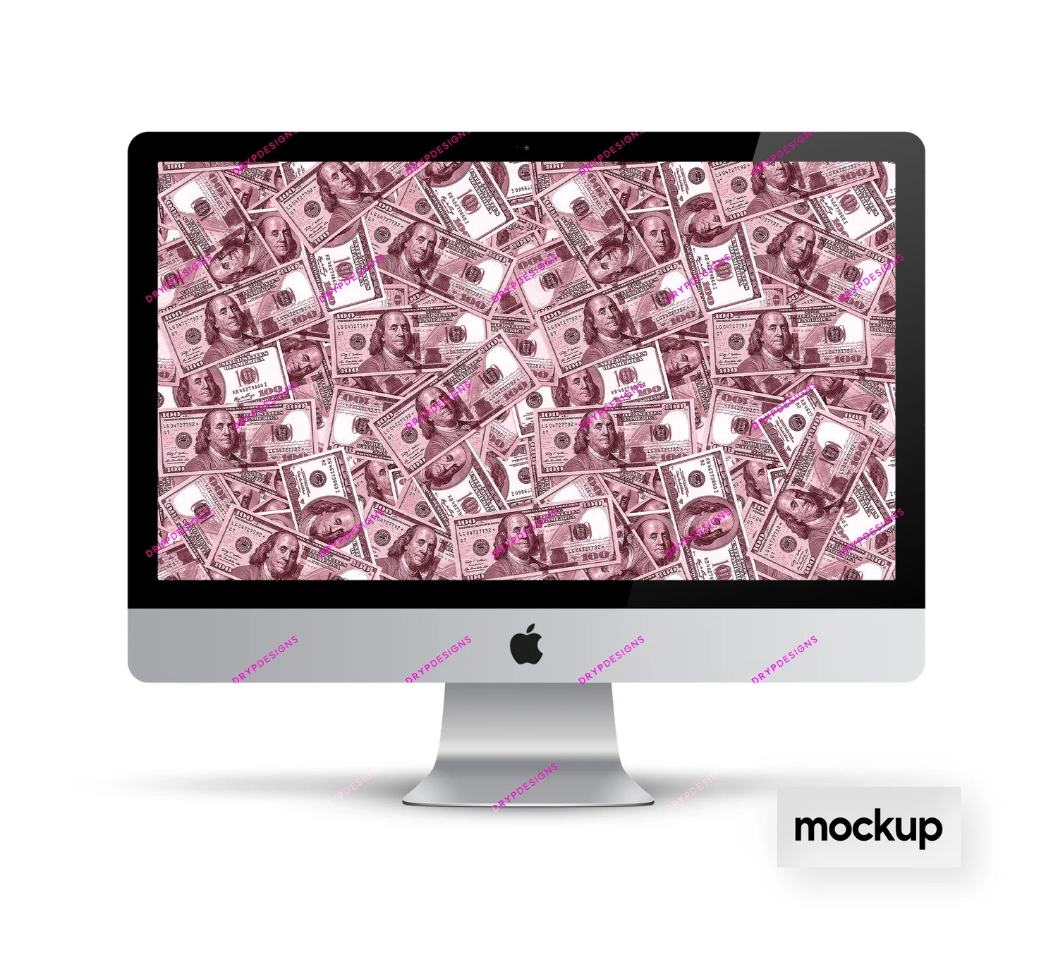 Falling Hundreds Money Spiral PNG Overlay — drypdesigns
