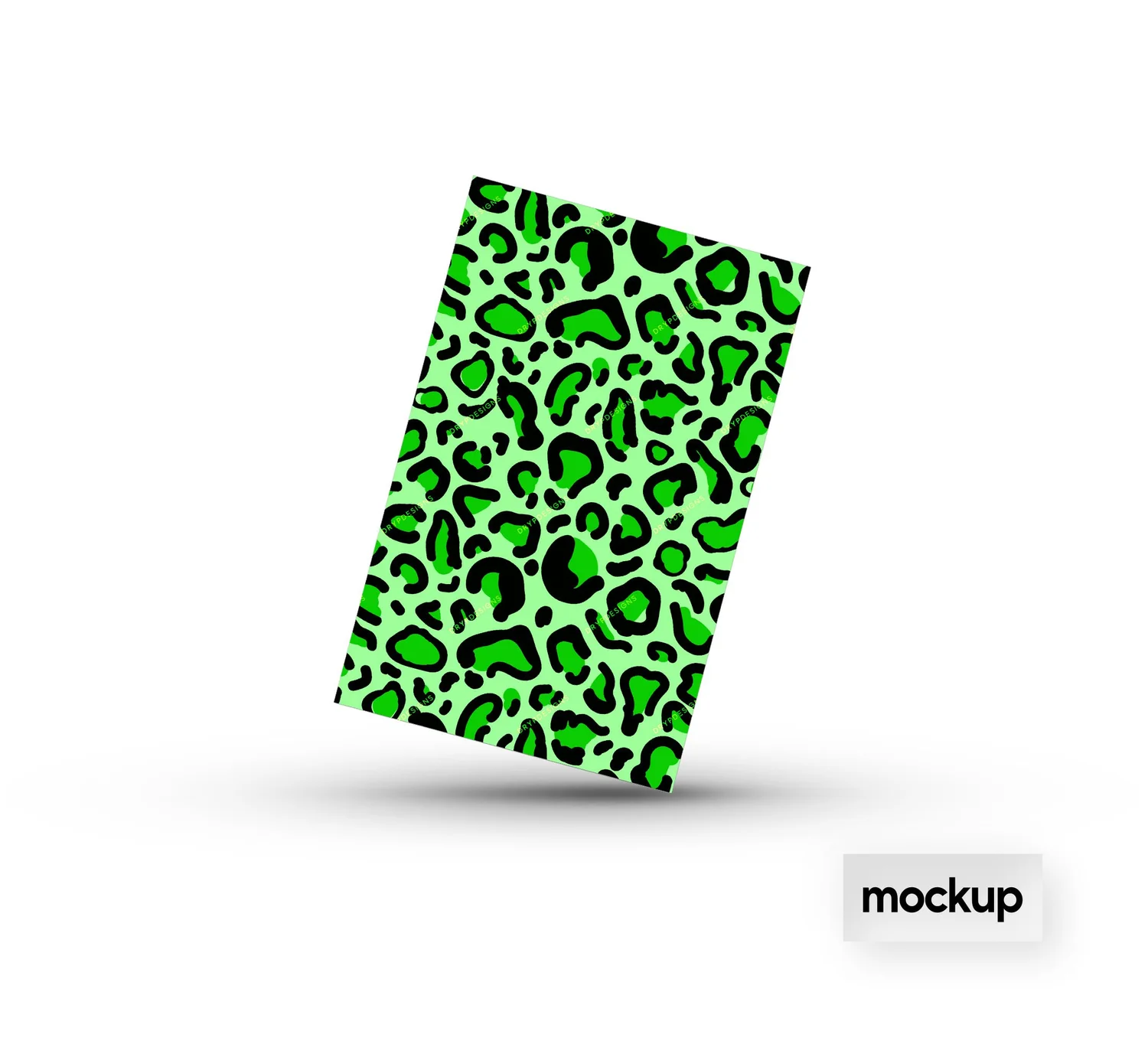 Red Leopard Print Seamless Pattern SVG + PNG — drypdesigns