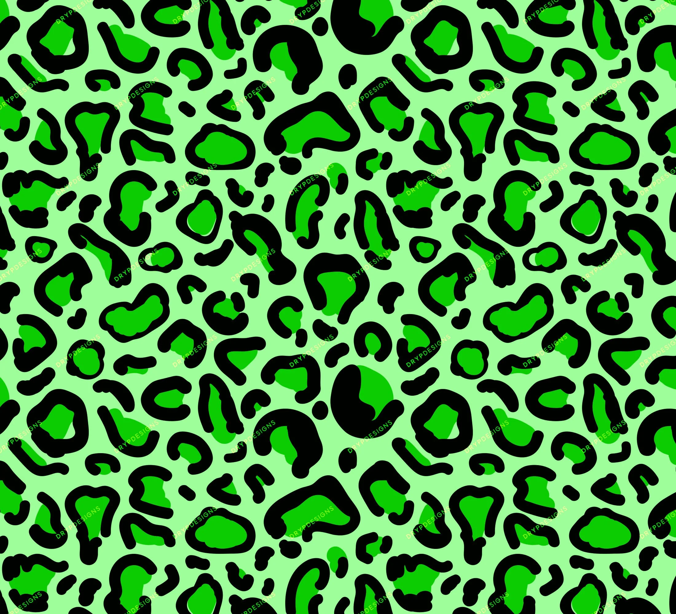 Red Leopard Print Seamless Pattern SVG + PNG — drypdesigns