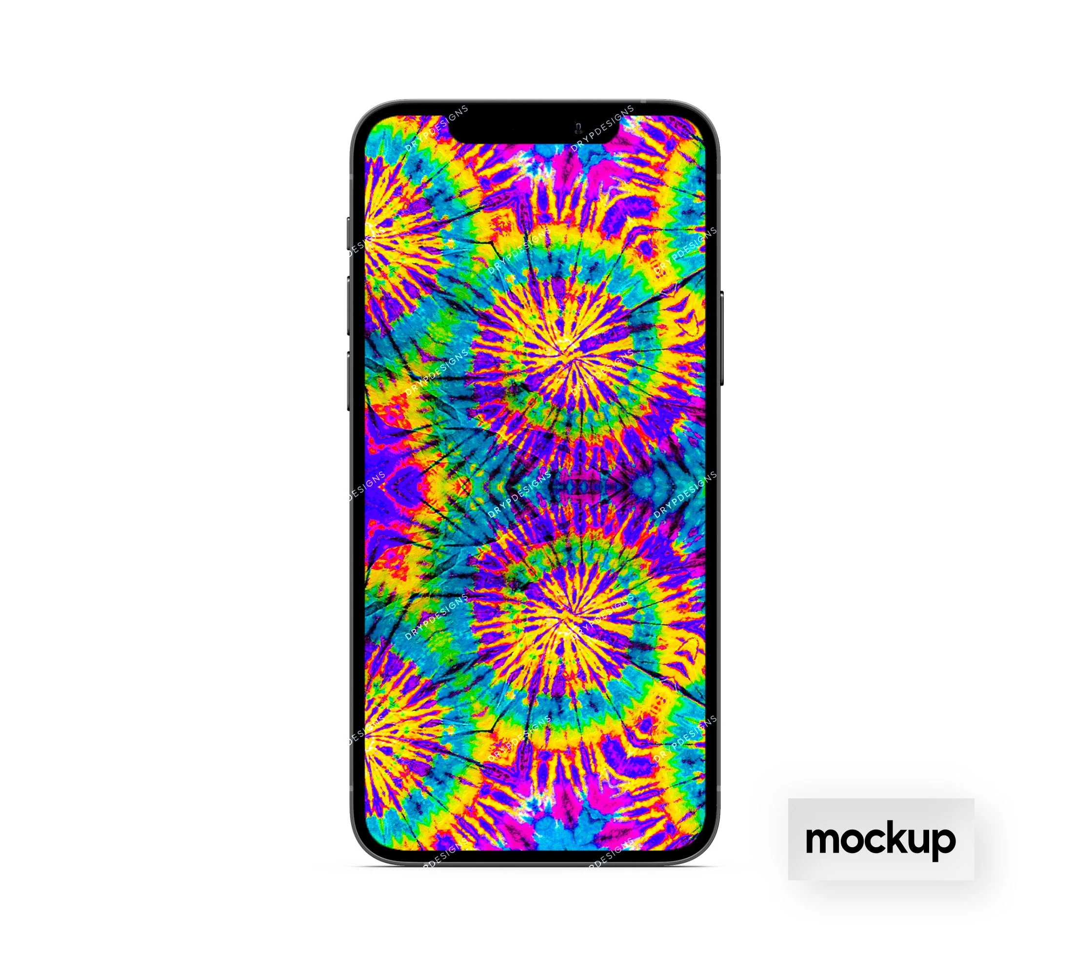 Rainbow Tiedye Digital Paper Background — drypdesigns